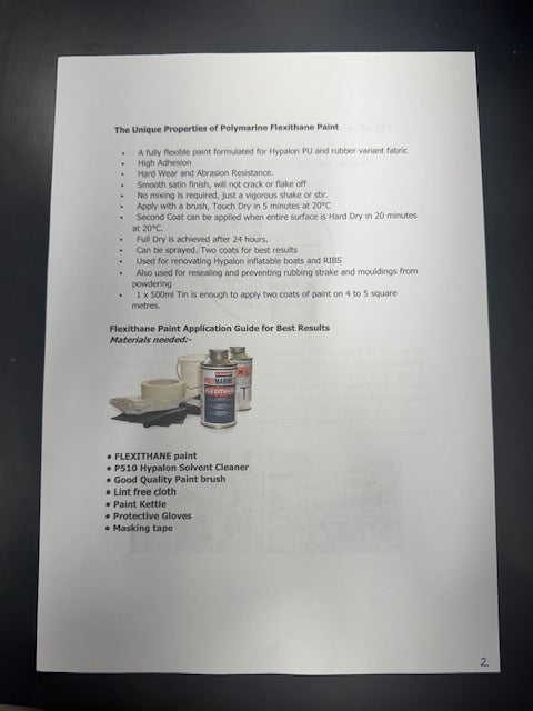 FLEXITHANE HYPALON PAINT – 500ML – Polymarine Online